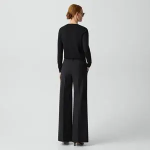 Theory Fluid Flare Good Wool Pant