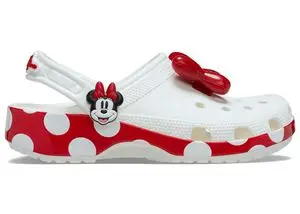 CROCS Classic Clog Disney Minnie Mouse - White/red