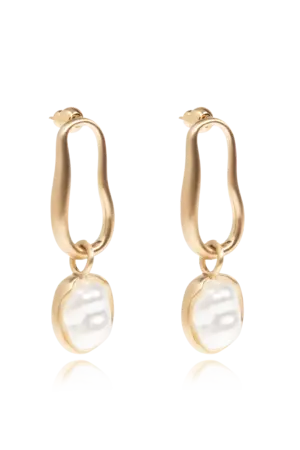 Cult Gaia Vera Hoop Earrings - Gold