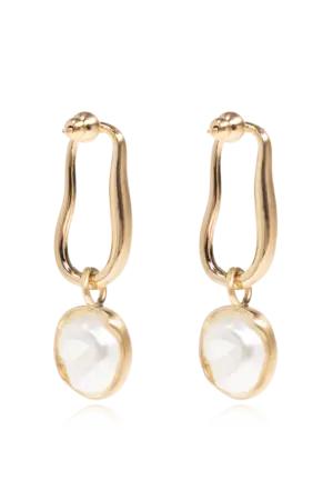 Cult Gaia Vera Hoop Earrings - Gold