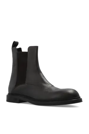 Emporio Armani Leather Chelsea Boots