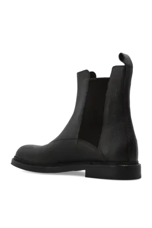 Emporio Armani Leather Chelsea Boots