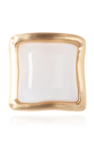 Cult Gaia Suni Clip-on Earrings - White