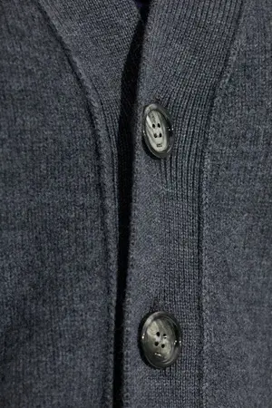 Ami Wool Cardigan - Grey