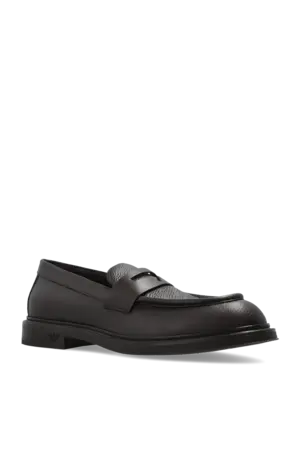 Emporio Armani Leather Loafers