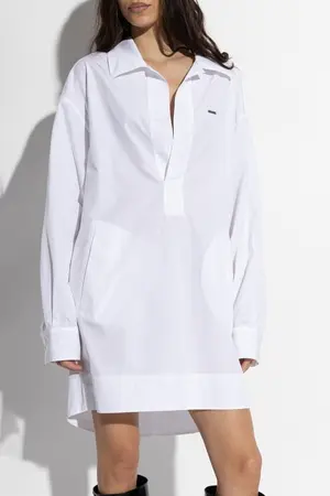 Dsquared2 V-neck Dress - White
