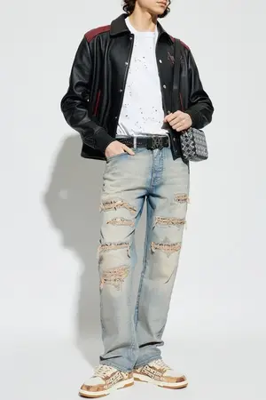 Amiri Vintage-effect Straight Leg Jeans