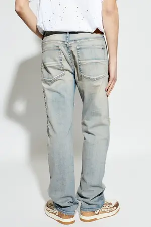 Amiri Vintage-effect Straight Leg Jeans
