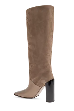 Alaïa Heeled Knee High Boots - Brown
