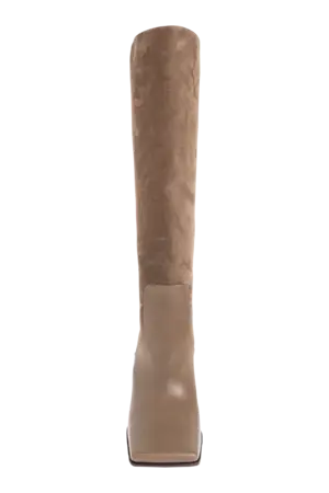 Alaïa Heeled Knee High Boots - Brown