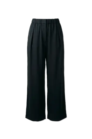 JIL SANDER Wide-Leg Trousers Black