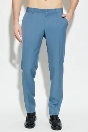Dolce & Gabbana Wool Tailored Trousers Pleated