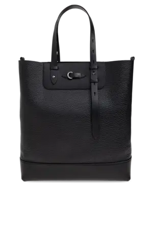 MAISON MARGIELA Leather Shopper Bag - Black