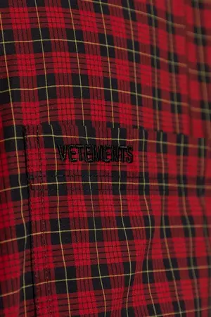 Vetements Checked Shirt