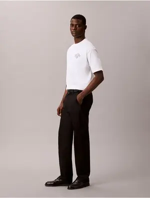 Calvin Klein 90s Straight Chino Pants - Black