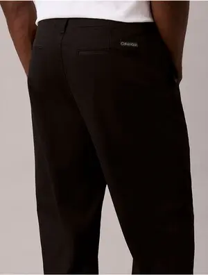 Calvin Klein 90s Straight Chino Pants - Black