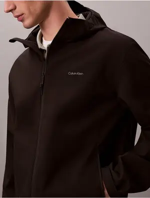 Calvin Klein Tech Windbreaker Jacket - Black