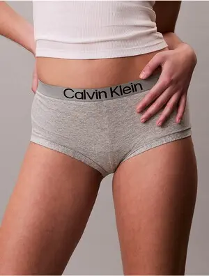 Calvin Klein Extra Soft Cotton Stretch Boyshort - Classic White