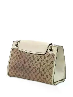 Gucci Large Gg Canvas Emily Shoulder Bag - Brown
