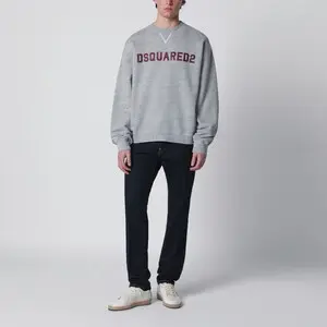 Dsquared2 Mélange Logo Embroidery Sweatshirt