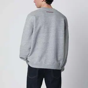 Dsquared2 Mélange Logo Embroidery Sweatshirt - Grey