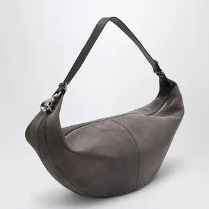 LEMAIRE Quiver Clip Suede Bag