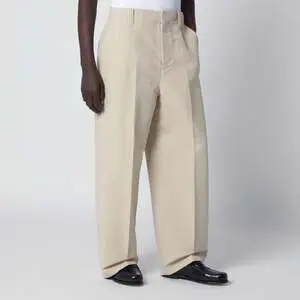 Jacquemus Pastro Cotton Canvas Trousers - Beige