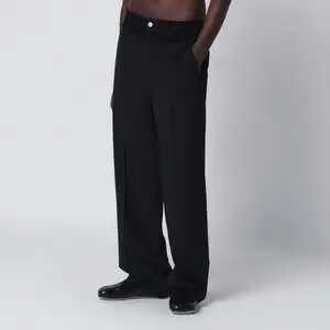 MAISON MARGIELA Wool-blend Trousers - Black