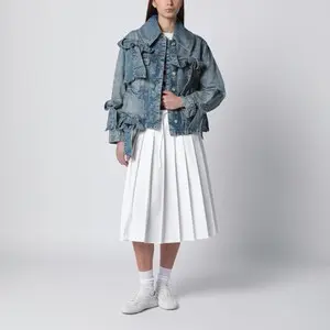 GANNI Denim Jacket With Bows