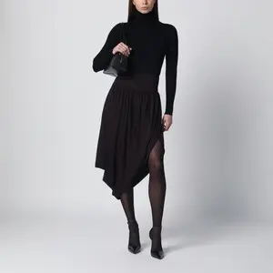 Alaïa Fluid Jersey Midi Skirt