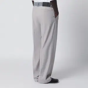 MAISON MARGIELA Wool-blend Trousers - Grey