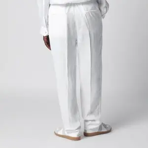 Brunello Cucinelli Linen Drawstring Trousers