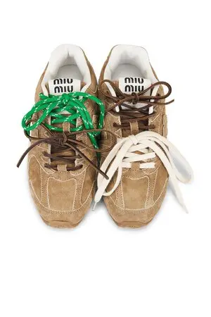 Miu Miu X New Balance Suede Sneakers