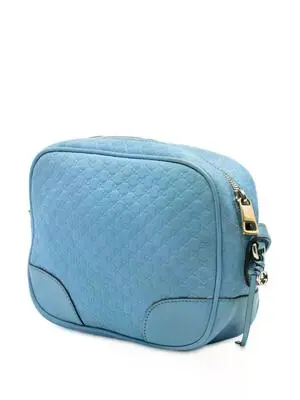 Gucci Mini Microissima Bree Crossbody Bag - Blue