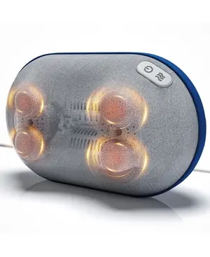 MIKO Shiatsu Back Massager With Heat - Blue