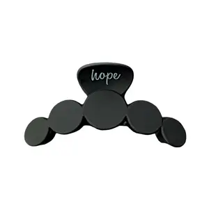 HEADBANDS OF HOPE Matte Dot Claw Clip - Black