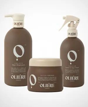 OLIERE PARIS Valour Essential Smoothing Hair Care Trio $219 Value - No Color