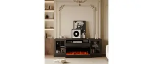 FLYNAMA Electric Fireplace Insert 23" 1400w 120v