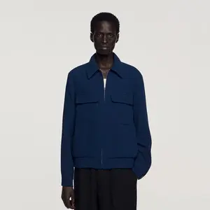 Sandro Textured Zip-up Jacket