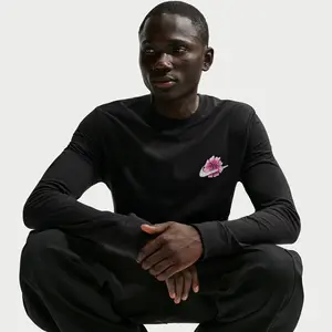 Nike Essential Long-sleeve Basketball T-shirt - Black