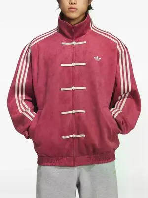 Adidas Stripes Track Jacket - Red