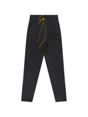 Rhude Script Logo Relaxed Track Pants - Black
