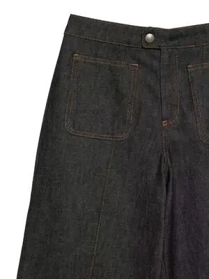 Soeur Harry Panelled Wide Leg Jeans