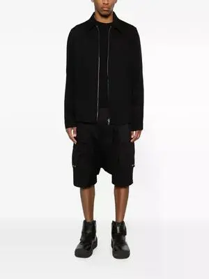Rick Owens Long-sleeve Pointed-collar Bomber Jacket