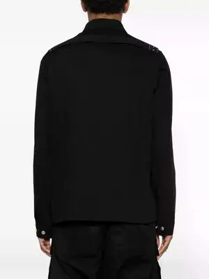 Rick Owens Long-sleeve Pointed-collar Bomber Jacket