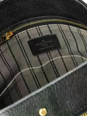LOUIS VUITTON Spontini Nm Hobo Bag Monogram Empreinte Leather - Black