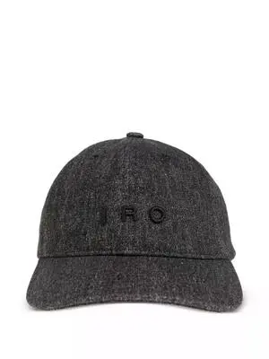 IRO PARIS Logo-Embroidered Baseball Cap Grey