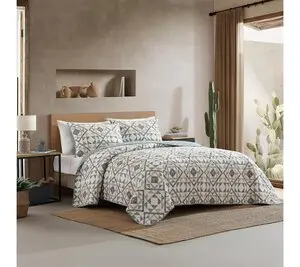 Wrangler Annie Green Cotton Twin Quilt Set - One-color