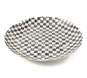 MACKENZIE-CHILDS Check Capiz Decorative Bowl - One-color