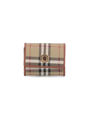 Burberry Tri-fold Wallet - Beige